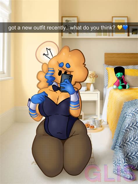 Rule 34 Bunnysuit Fila Glis Glewd Glisduck Holding Phone Looking At