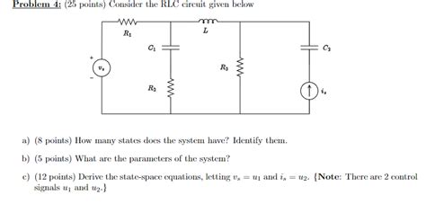 Solved Problem Points Consider The RLC Circuit Chegg