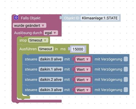 adapter per blockly stoppen starten