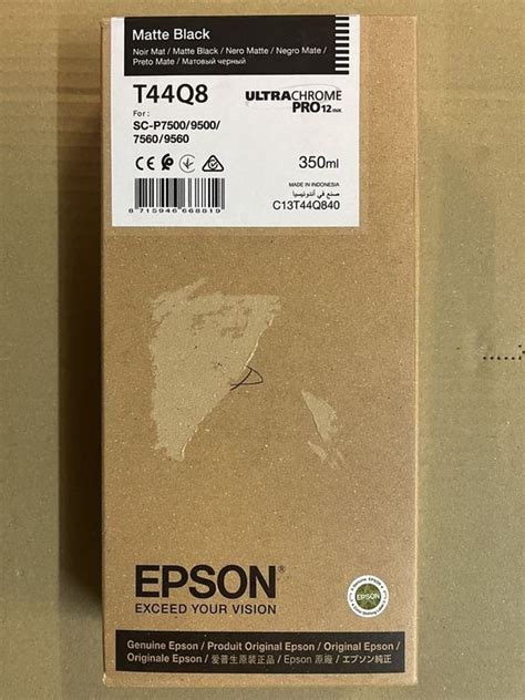 Epson Surecolor Sc P Sc P Matte Black Ink T Q Neu Und Originalverpackt In