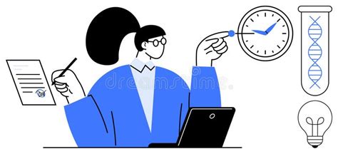 Conducting Research Analysis Stock Illustrations 1145 Conducting