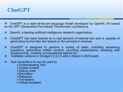 generative ai and chatgpt scope of ai and advance generative ai