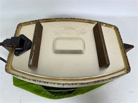 Mid Century Modern Electric Bun Bread Warmer Wards Signature 14 5w X 9d X 4h