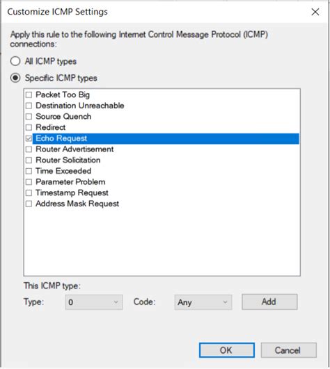 Group Policies Allow Icmpv4 Echo Request For Fluk3 Sake