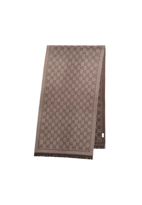 Buy Gucci Gg Jacquard Pattern Knitted Scarf 2025 Online Zalora Philippines