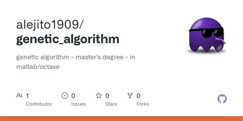 GitHub Alejito1909 Genetic Algorithm Genetic Algorithm Master S Degree In Matlab Octave