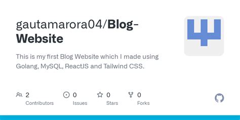 Github Gautamarora Blog Website This Is My First Blog Website Which I Made Using Golang
