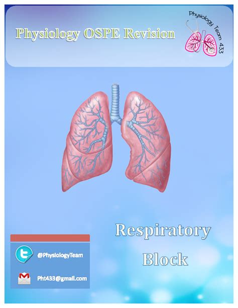 Physiology Ospe Revision Use A Spirometer And Determine Lung Volumes And Capacities Define And