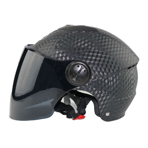 Hnj Ece 315 Ribbed Half Face Helmet Lazada Ph