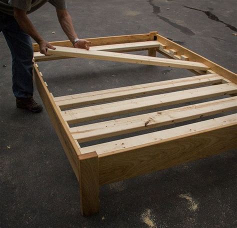 How To Build A Simple Full Size Platform Bed Hanaposy