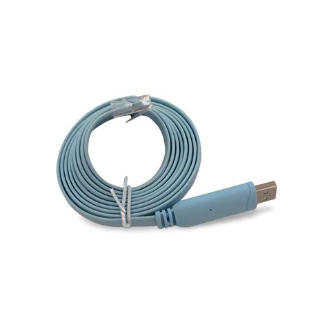 Ft USB To RJ Cable Cisco Router Console Serial Blue SolutionCables Com