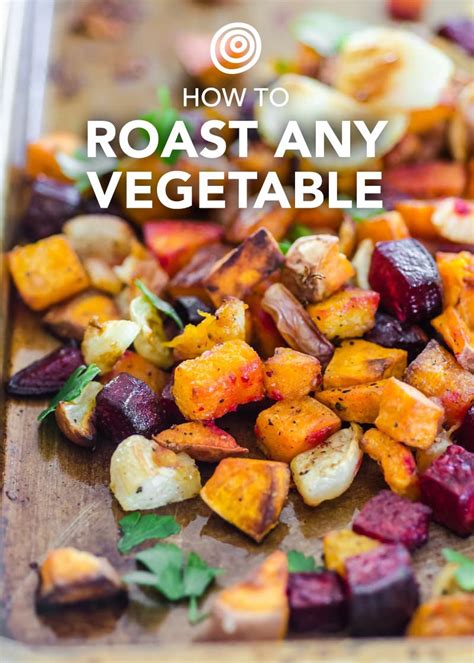 Oven Roasted Vegetable Chart At Douglas Hammond Blog
