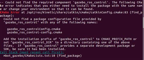 ubuntu 运行ros的时候编译工作空间catkin make出现的一个问题Could not find a package configuration file provided