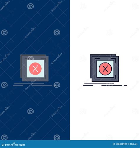 Error Application Message Problem Server Flat Color Icon Vector
