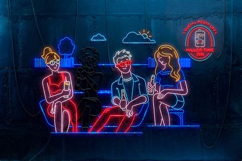 Neon Characters On Behance
