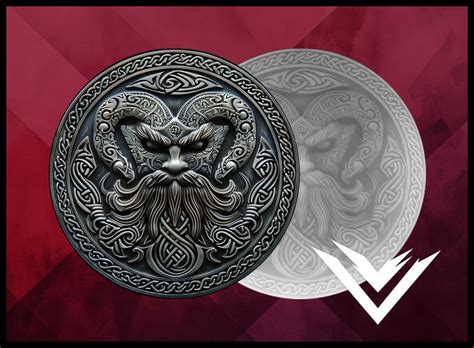 Norse Viking Inspired Design Depth Map File For Coin Wood Or Slate Engraving Etsy