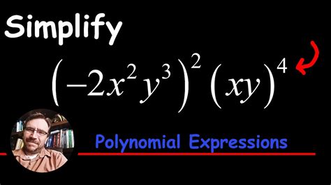 How To Simplify A Monomial Expression Youtube