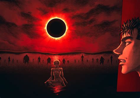 Kentaro Miura Sweatdrop Griffith Guts Berserk Sky Eclipse