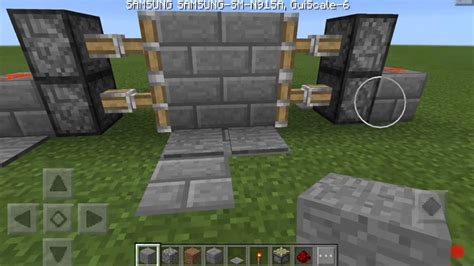 Как сделать механические двери в Minecraft Youtube