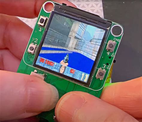 Tiny Palm Sized Game Console Can Still Play DOOM Might Be World S Smallest TechEBlog