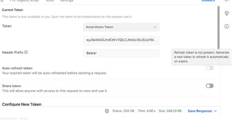 Auto Refresh Token Is Not Working Help Hub Postman Community
