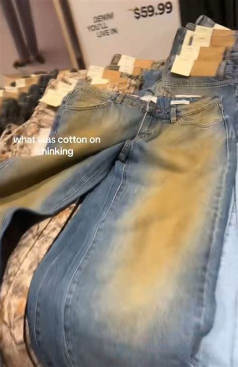 ‘accidents Happen Fans In Hysterics Over Cotton On Jeans Herald Sun