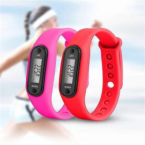 Step Count Activity Tracker Fitness Sport Watch Wrist Pedometer Lcd