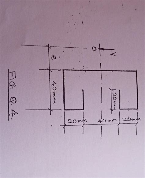 Solved The Thin Walled Section Shown In Figure Q4 Has A