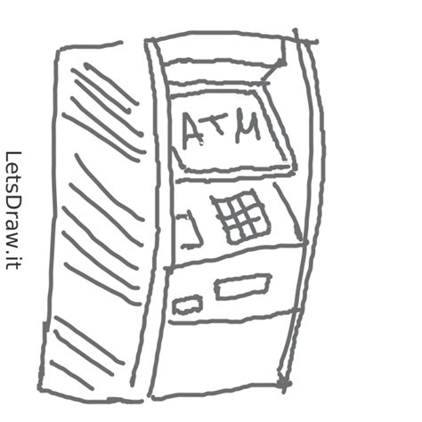 How To Draw ATM Fygztdrb Png LetsDrawIt