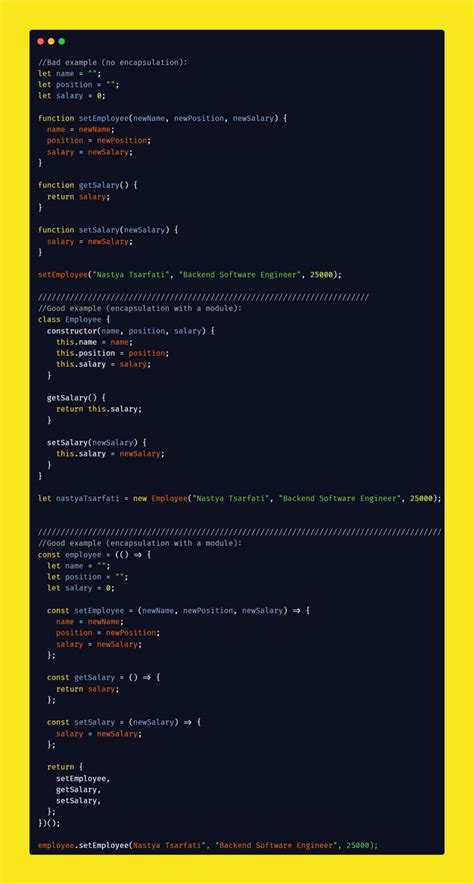 Anastasya Tsarfati On Linkedin Programming Cleancode Javascript Js