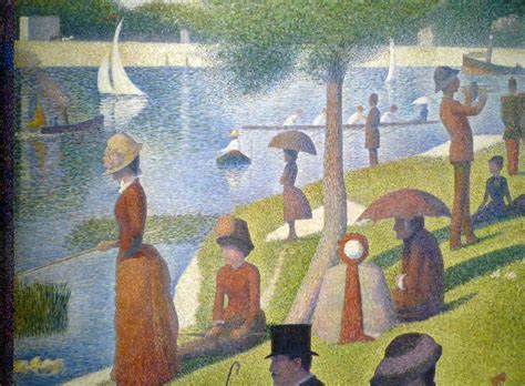 Seurat A Sunday On La Grande Jatte—1884 Detail With Wate… Flickr