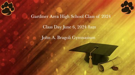 Class Day 2024 Gardiner Area High School Class Day 2024 Gardiner Area High School