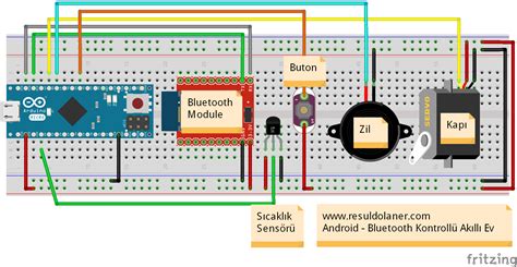 Arduino ile Bluetooth Kontrol Akıllı Ev Uygulaması Resul Rıza DOLANER