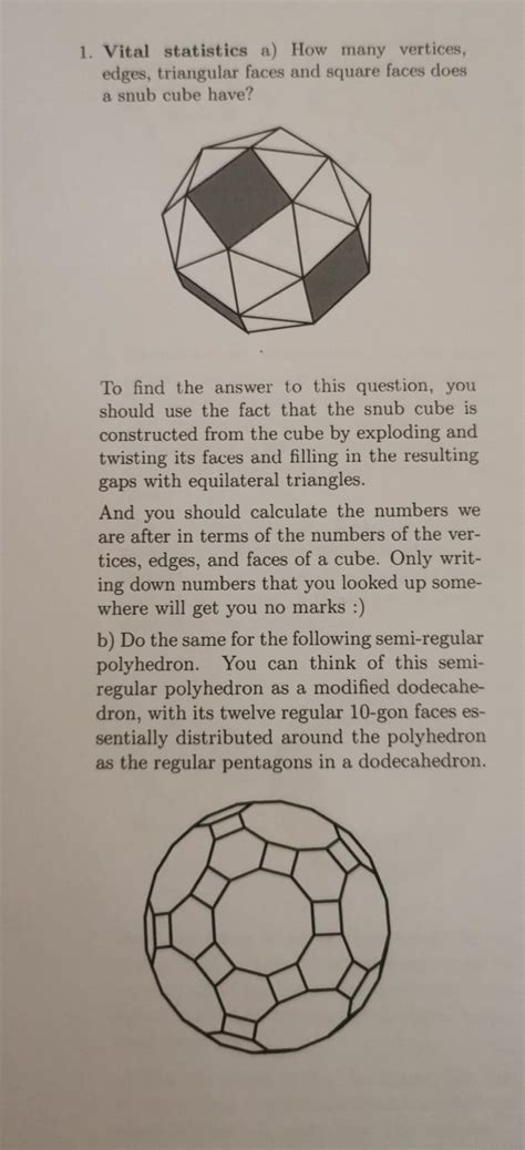 Solved Vital Statistics A How Many Vertices Edges Chegg Com