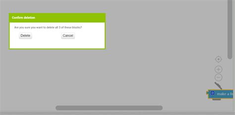 confirm dialog for deleting blocks is not replaced by gwt dialog · issue 1173 · mit cml