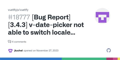 Bug Report 343 V Date Picker Not Able To Switch Locale With Default Settings · Issue 18777