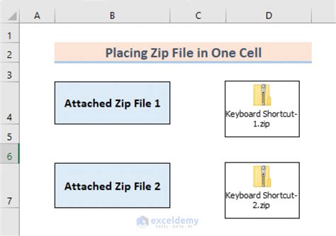 How To Attach Zip File In Excel 3 Quick Tricks Exceldemy
