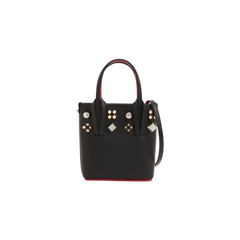 크리스찬 루부탱 카바타 N S 미니 토트백 블랙 Christian Louboutin Kream
