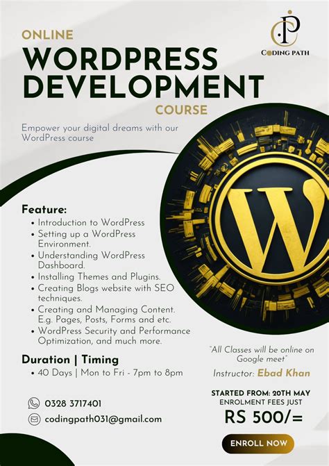 Ebad Khan On Linkedin Codingpath Wordpress Development Onlinecourse Learnwithus