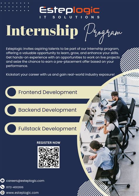 Internship Hiring Softwaredevelopment Techcareers Frontend Backend Esteplogic It