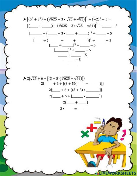 Operaciones Combinadas Online Exercise For Live Worksheets