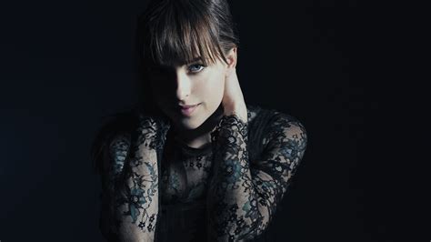 Dakota Johnson From Fifty Shades Of Grey Promo Shoot 4k Hd Wallpaper