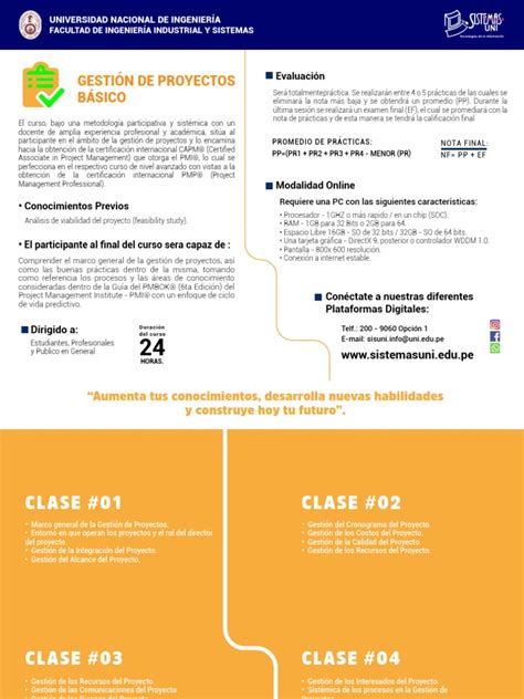 Gestion De Proyectos Basico Sistemasuni Uni Pdf Gestión De Proyectos Informática