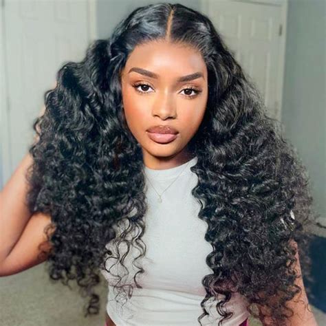 Wear And Go Deep Wave 7x5 Hd Pre Cut Lace Pre Bleached Tiny Knots