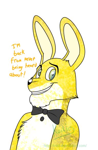 Fnaf Golden Bonnie By Koili On Deviantart
