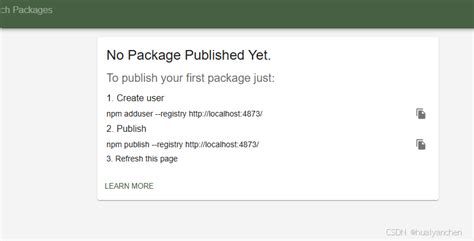 Npm 本地部署及发布包npm 打包 Csdn博客