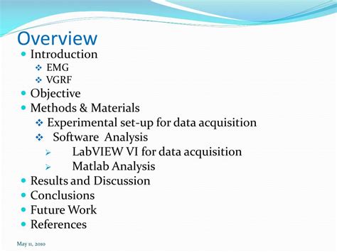 PPT Synchronization Of EMG And GRF Measurement System Using LabVIEW And Matlab Tools