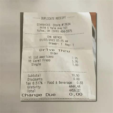 How To Print A Starbucks Receipt At Kristina Hertz Blog