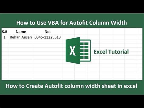 S A On Linkedin Entire Column Width Auto Fit In Excel Exceltutorial
