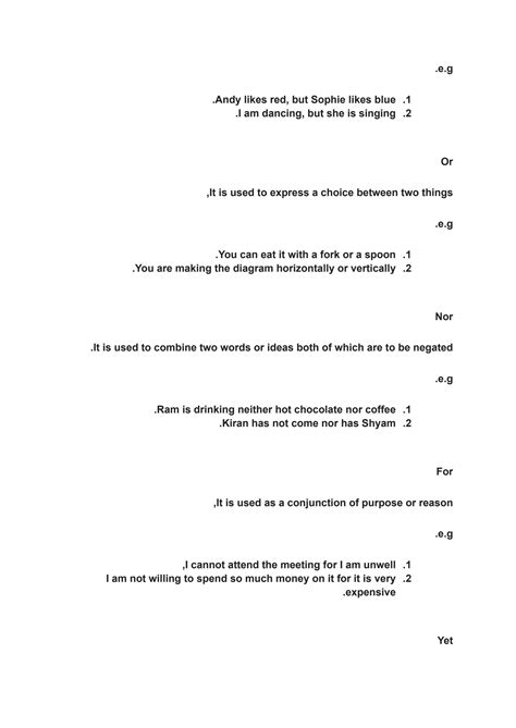 Solution Conjunctions Exercises For Class 8 Cbse With Answers English
